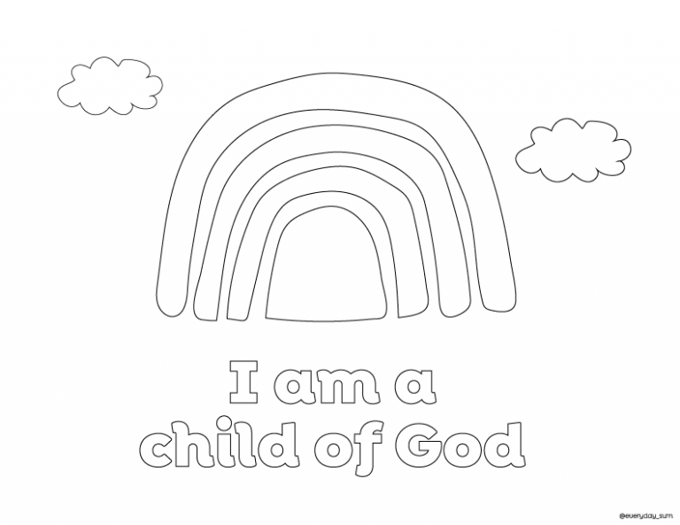 Free Printables LDS Coloring Pages – Everyday Sum